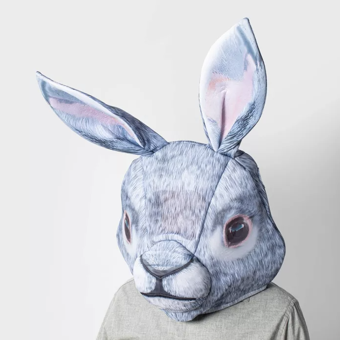 Target – Adult Soft Rabbit Halloween Mascot Mask – Bun Loot